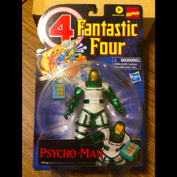 Hasbro | Toys | Nib Fantastic Four Psychoman Action Figure | Poshmark